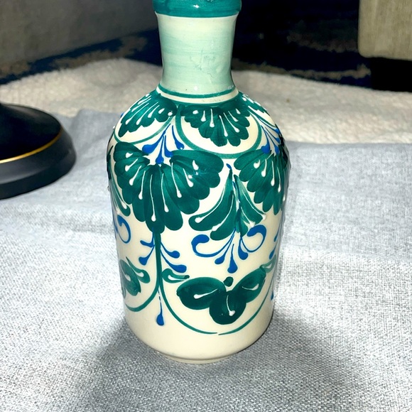 Spain | Accents | Hand Painted Vase From Spain Raised Painting | Poshmark